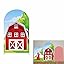 Amazon.com: HUAYI Red-and-White-Checkered Arch Backdrop Cover Kids Red ...