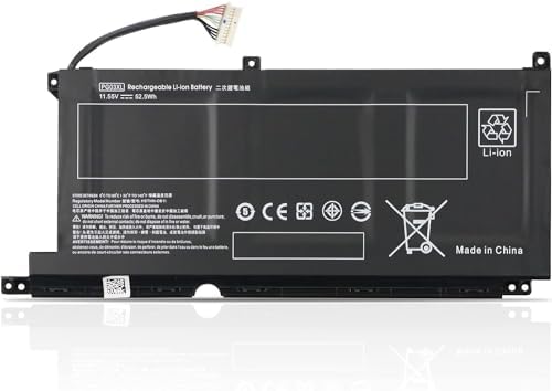 Wefly PG03XL Laptop Battery Compatible for HP Pavilion Gaming 15-DK 15t ...
