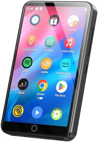 Lecteur MP3 Spotify, Lecteur MP3 MECHEN Bluetooth Wi-FI, Lecteur MP4 Android Portable avec ...