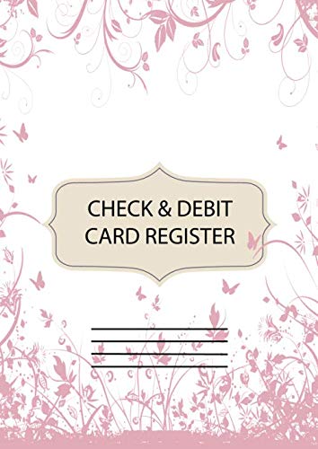 Check and Debit Card Register: Account Transactions | Checking Account ...