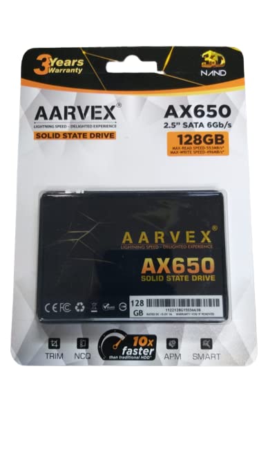 Amazon.in: Buy Techno Care Computer AARVEX AX650 2.5" SATA 6GB/S 128GB ...