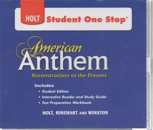 Amazon.com: American Anthem, Grades 9-12 Reconstruction to the Present ...