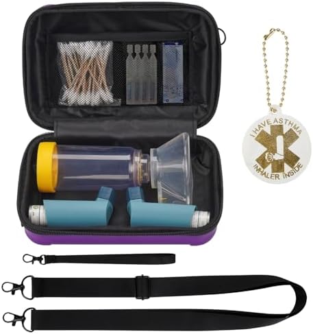 Amazon.com: MGZNMTY Travel Carrying Case for Asthma Inhaler, Inhaler ...