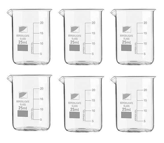 Buy OCTA Borosilicate 3.3 Glass Beaker with Graduation Marks Beaker for ...
