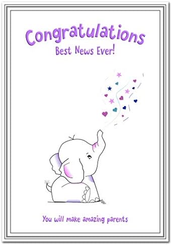 Pregnancy Congratulations Card – Expecting a Baby Congrats – Pregnant ...