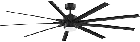 Fanimation Odyn 84 inch Indoor/Outdoor Ceiling Fan with LED CCT Select ...