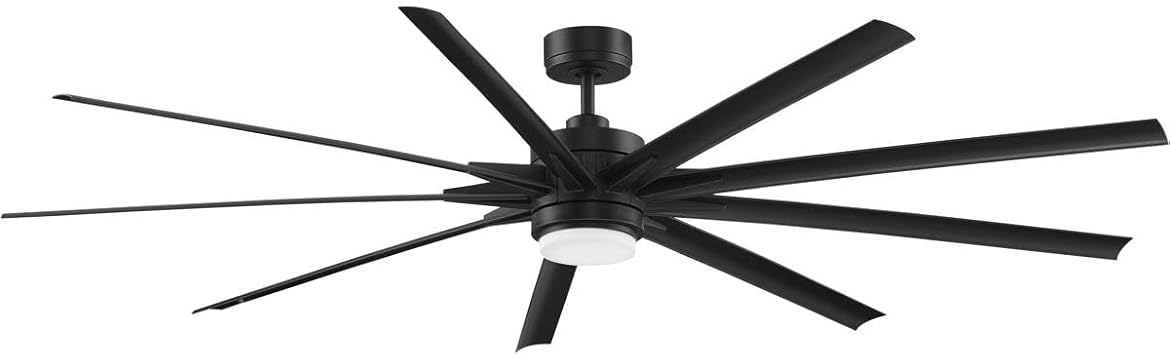 Fanimation Odyn 84 inch Indoor/Outdoor Ceiling Fan with LED CCT Select ...
