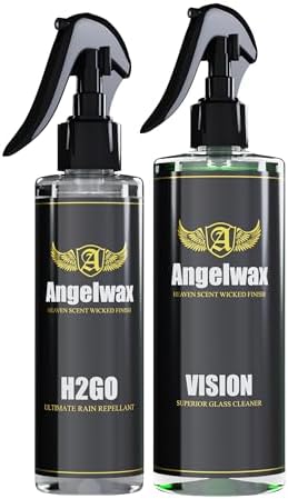 Amazon.com: Angelwax Car Windshield Cleaner Bundle - Vision-Streak Free ...