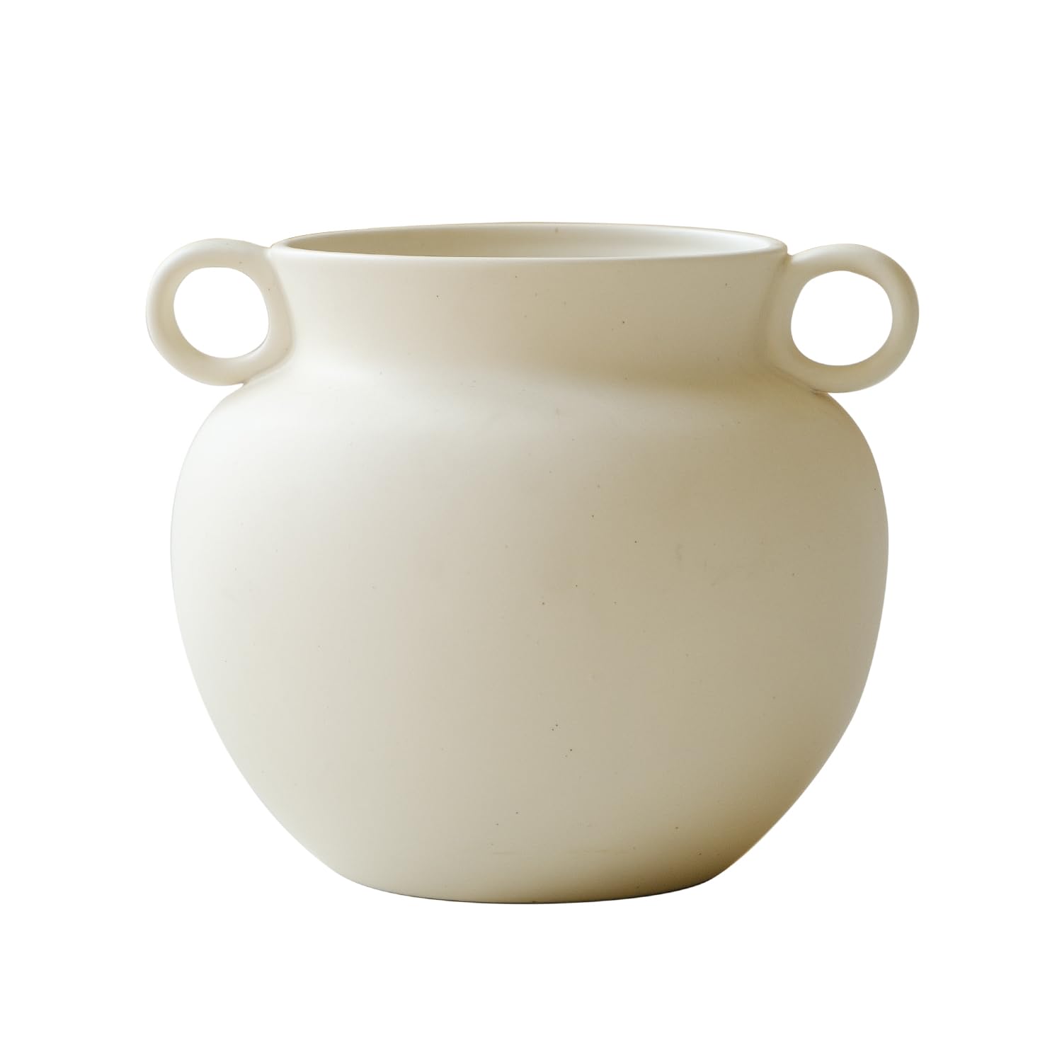 Amazon.com: Round-Shape with Ear Wide Mouth Vase, Honey Pot-Shaped ...