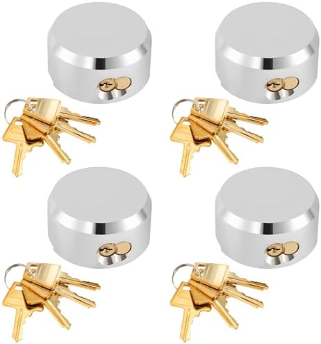 IRONWALLS Heavy Duty Puck Lock 4 Packs, 2-7/8”/73mm Steel Hidden ...