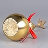 Amazon.com: BRABUD Chinese Feng Shui Alloy Gourd Statue Gold Wu Lou ...