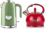 Amazon.com: SUSTEAS Stove Top Whistling Tea Kettle - Food Grade ...