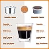 Amazon.com: FOVNOT Stainless Steel Coffee Capsules, Reusable Espresso ...