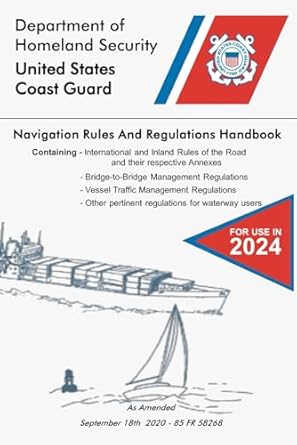 Navigation Rules And Regulations Handbook: (COLOR PRINT)- International ...