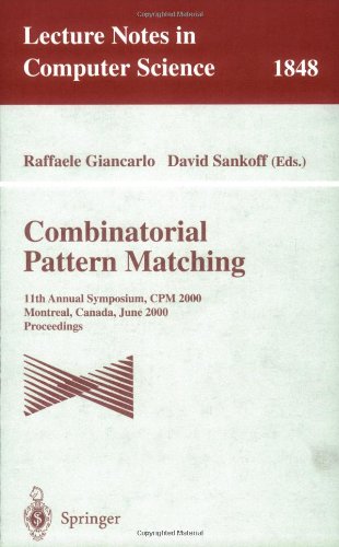 『Combinatorial Pattern Matching』｜感想・レビュー - 読書メーター