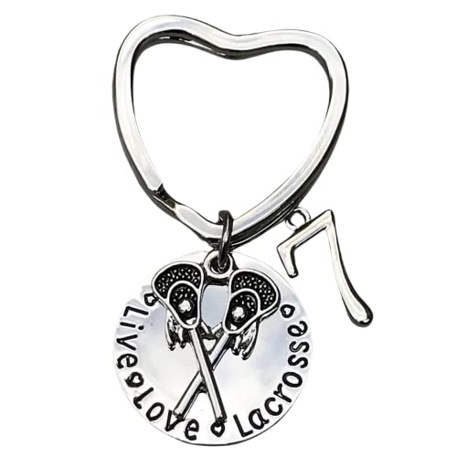 Amazon.com: Personalized Lacrosse Keychain, Custom Lacrosse Gift, Girls ...