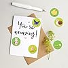 Amazon.com: Lucleag Hello Spring Stickers for Kids, Round Spring ...