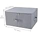 Dust Proof Attic Shelf Clothes Storage Boxes with Zip Lid, Breathable ...