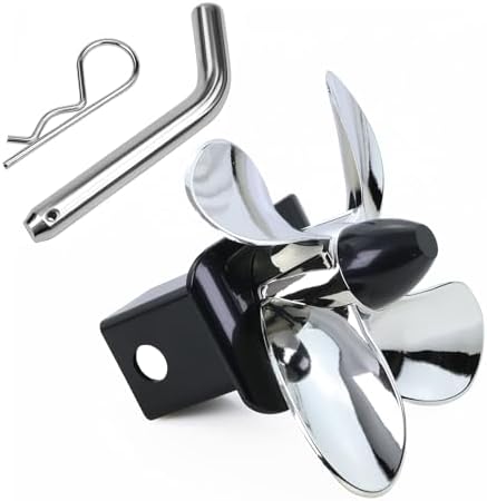 Amazon.com: Spinning Propeller Trailer Tow Hitch Cover Plastic 77009 ...