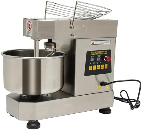 Amazon.com: PioneerWorks Commercial Dough Mixer, 8Qt Capacity, 450W ...