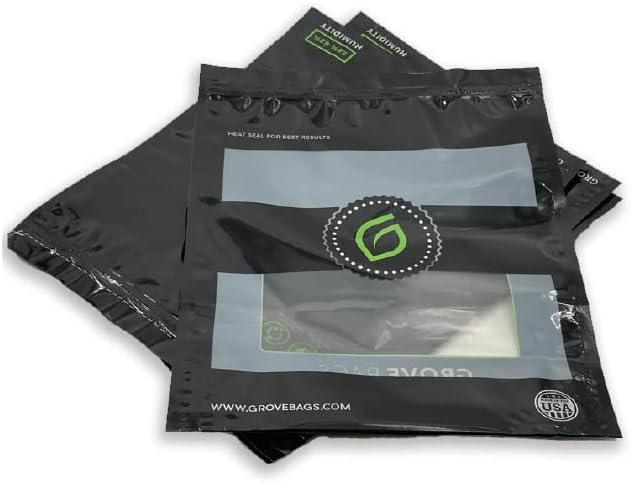 Grove Bags - Window - Terploc Curing and Storage Bag (1/4 lbs 10 Pack ...