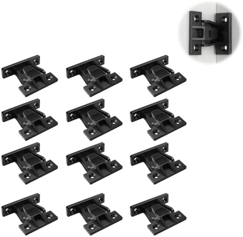 12 Pairs Keku Push in Plinth Fasteners, Fittings Bath Panel Clips, Load ...