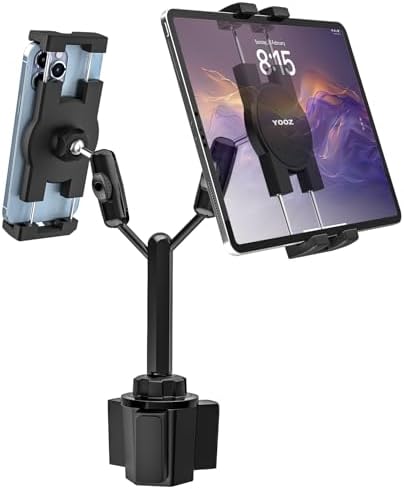 Amazon.com: iBOLT TabDock Plus Moto-Vise Dual Tablet and Phone Cup ...