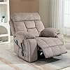 Amazon.com: 180 Degrees Lay Flat Recliner Chair with Heat and Massage ...