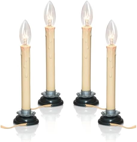 Amazon.com: CHYParty Electric Window Candles Plug in, 5 Inch Christmas ...