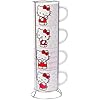 Amazon.com: Silver Buffalo Sanrio Hello Kitty Poses 4pc Ceramic Mug ...