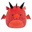 Amazon.com: Squishmallows Original 20-Inch Salami Red Dragon - Official ...