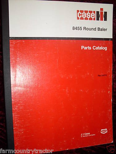 Case 8455 Round Baler OEM Parts Manual: Case 8455: Amazon.com: Books