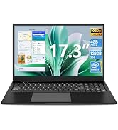 Amazon.com: SGIN 17 inch Laptop, Laptops Computer 4GB RAM 128GB SSD ...