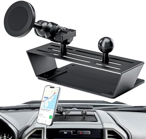 Amazon.com: Surfcabin Magnetic Dash Phone Holder for F150, No Punching ...
