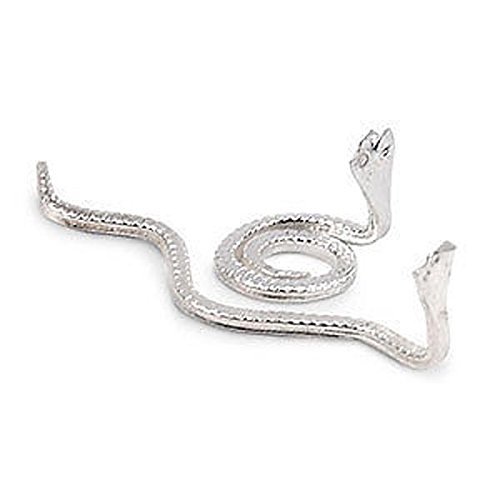 Buy Shree Charbuja White Metal Naag Nagin Joda, Pair of Metal Naag ...