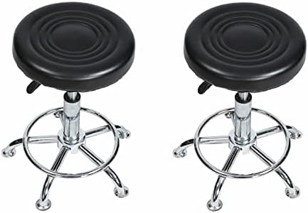 SHREEYETI Office Bar Stool Chair Revolving Height Adjustable 360 Swivel ...