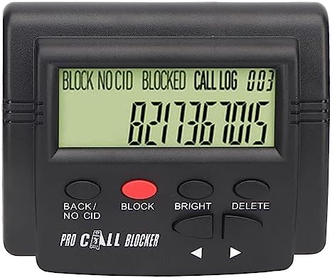 Amazon.com: HEITIGN Call Blocker with LCD Display 2000 Groups Large ...