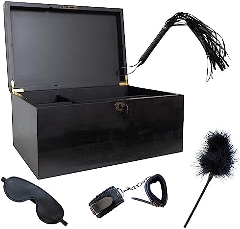 Amazon.com: Exra Large Wood Adult Toy Box With Lock and Key Includes ...