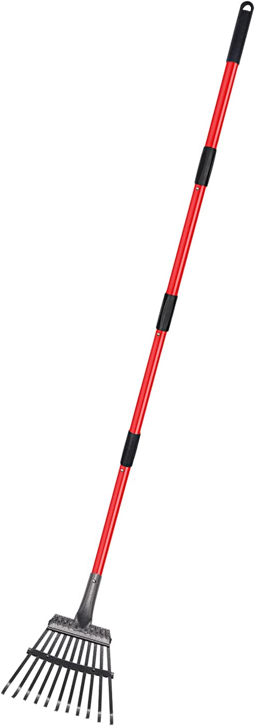 Amazon.com : True Temper 1789300 Steel Tine Shrub Rake : Patio, Lawn ...