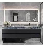 Amazon.com: High QLO 68 Inch Bathroom Vanity - Modern Bathroom Vanity ...