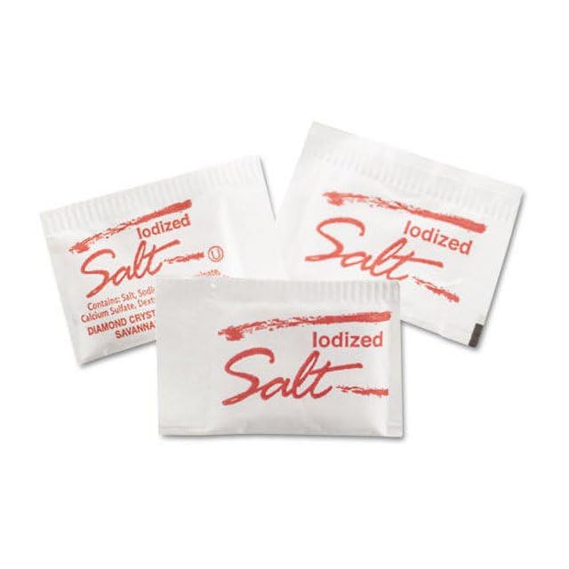 Amazon.com : 1000 Packets of Premium Quality Single Serve Iodized Salt ...