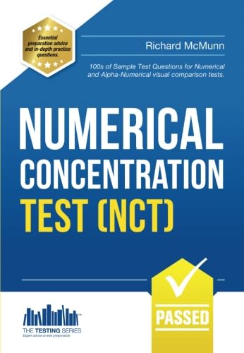 Amazon.com: NUMERICAL CONCENTRATION TEST (NCT): 100s of Sample Test ...