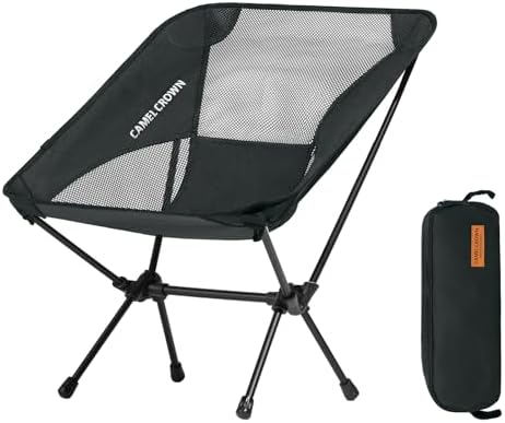 Amazon.com: CAMEL CROWN Folding Camping Chair Lightweight Portable ...