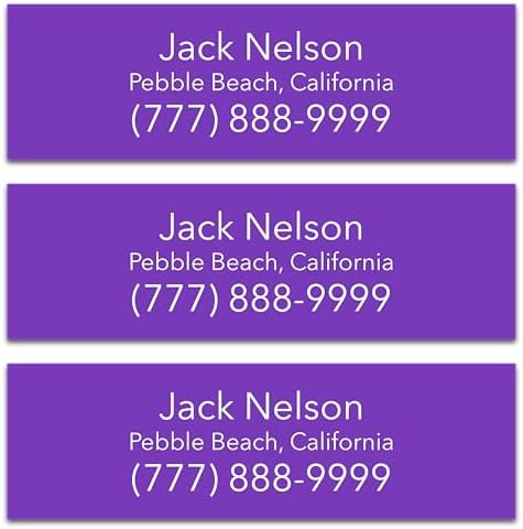 Amazon.com: Personalized Golf Club Name Labels (30 Labels) - Custom ...