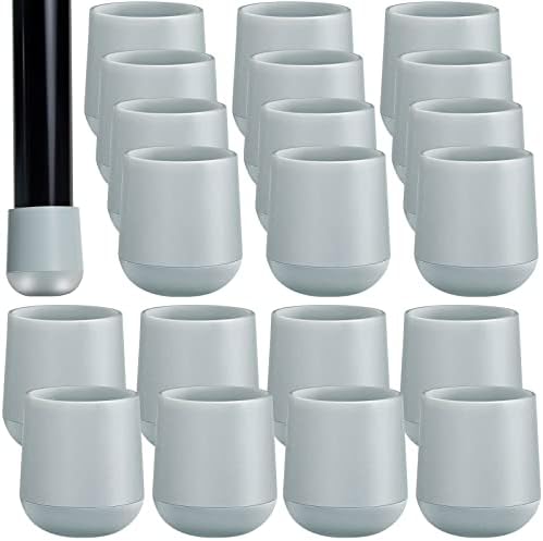 20 Pcs 7/8 Inch Folding Chair Leg Caps, Heavy Duty Plastic Chair End ...