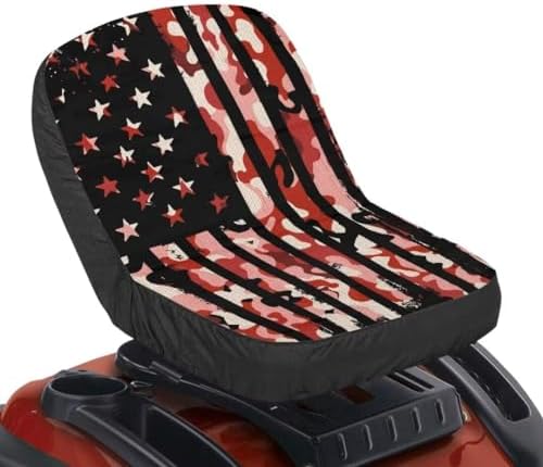 Amazon.com: FUIALDOLG American Flag Universal Tractor Seat Cover Fabric ...
