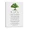 Amazon.com: The Oak Tree Poem Wall Art Canvas Print Mighty Oak Poem ...