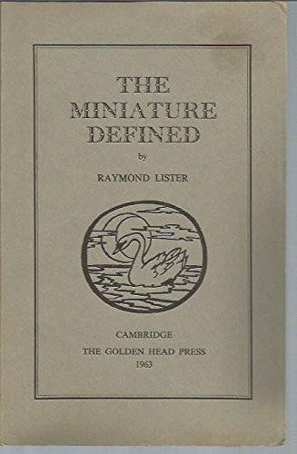 The Miniature Defined: Lister, Raymond: Amazon.com: Books