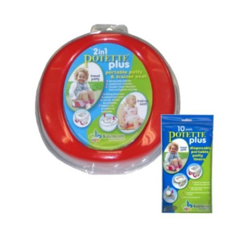 Amazon.com: Potette Plus Travel Potty includes EXTRA 10-Pack of Liners ...