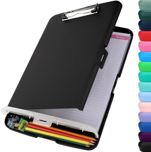 Meiikun Clipboard with Storage, High Capacity Clip Boards 8.5x11 with ...